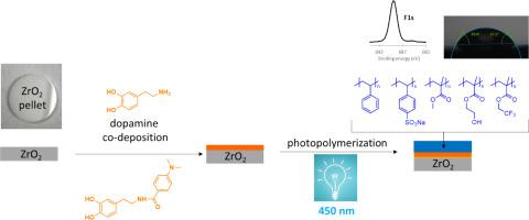 Zirconia surface polymer grafting via dopamine-assisted co-deposition ...