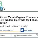 EST Letters：金属有机框架衍生多孔碳上的尖晶石镍铁氧体作为增强型流动电容式去离子的坚固法拉第电极 - Book学术
